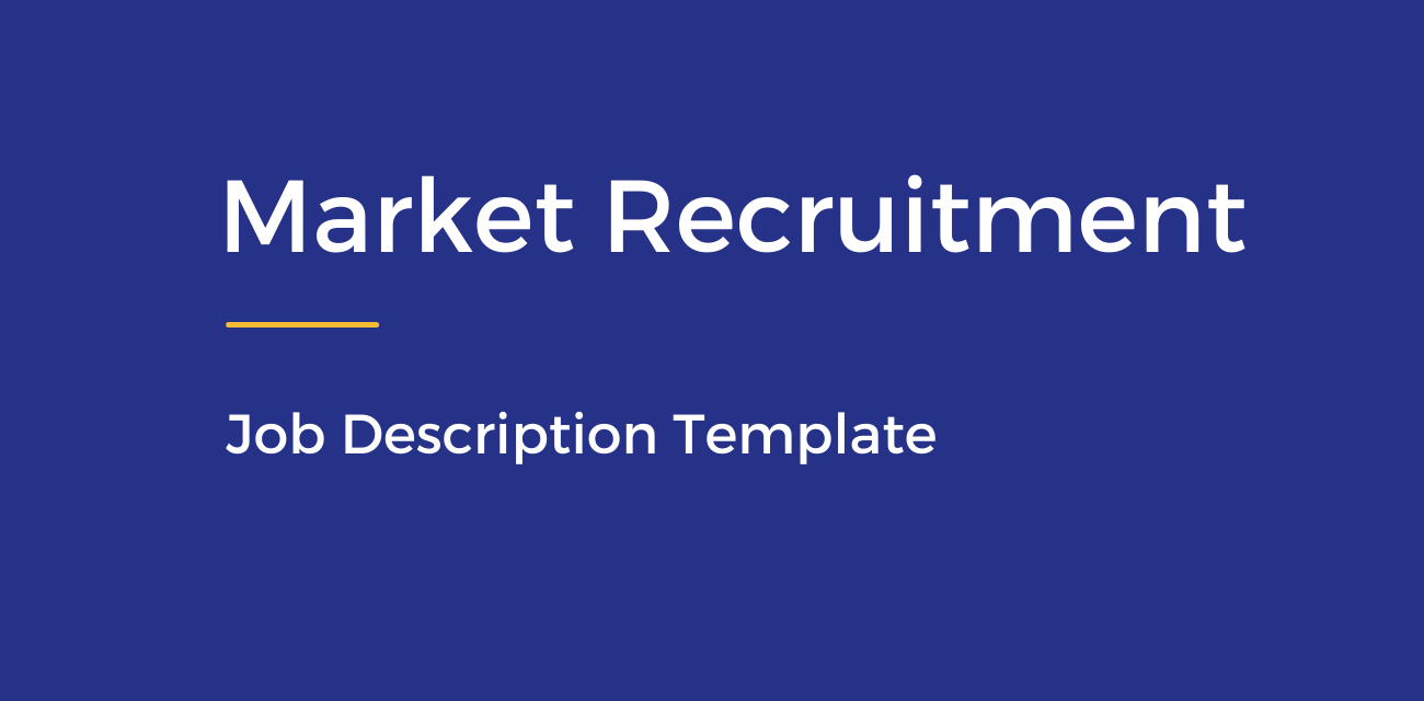 Website Manager Job Description Template | Market Recruitment